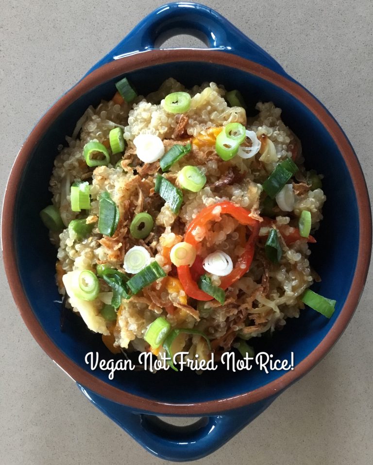 Vegan Quinoa & Vegetable ‘Not’ Fried ‘Not’ Rice! – Masala Vegan